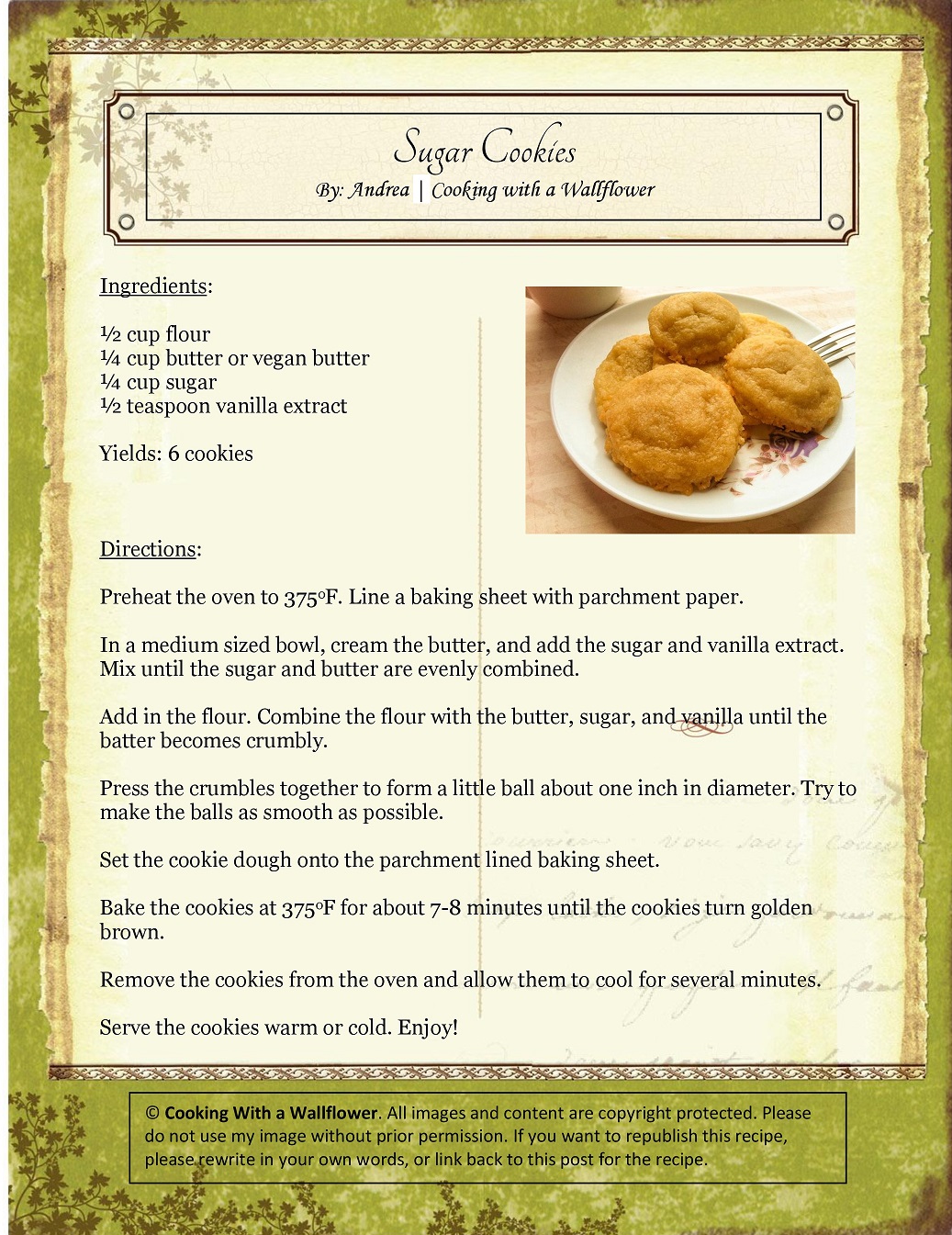 Sugar Cookie Recipe Ingredients Easy Recipes Today