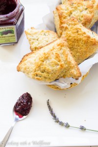 Lavender Scones - Cooking with a Wallflower
