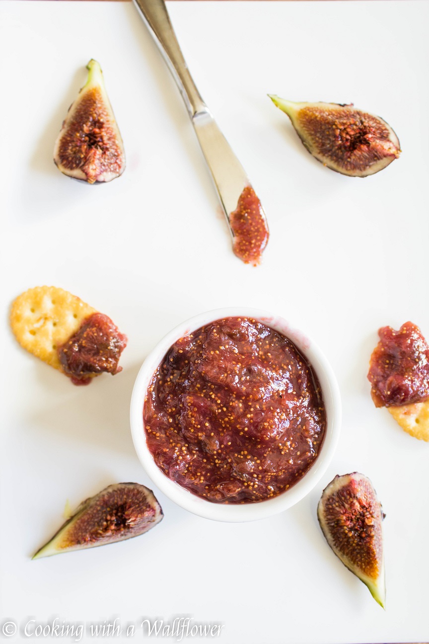 Fresh Fig Jam - Cooking with a Wallflower