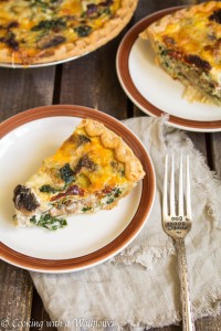Autumn Harvest Quiche - Cooking with a Wallflower