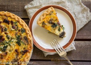 Autumn Harvest Quiche - Cooking with a Wallflower
