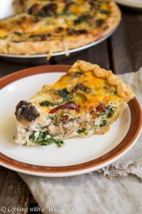 Autumn Harvest Quiche - Cooking with a Wallflower
