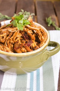 Honey Chipotle Shredded Chicken - Cooking with a Wallflower