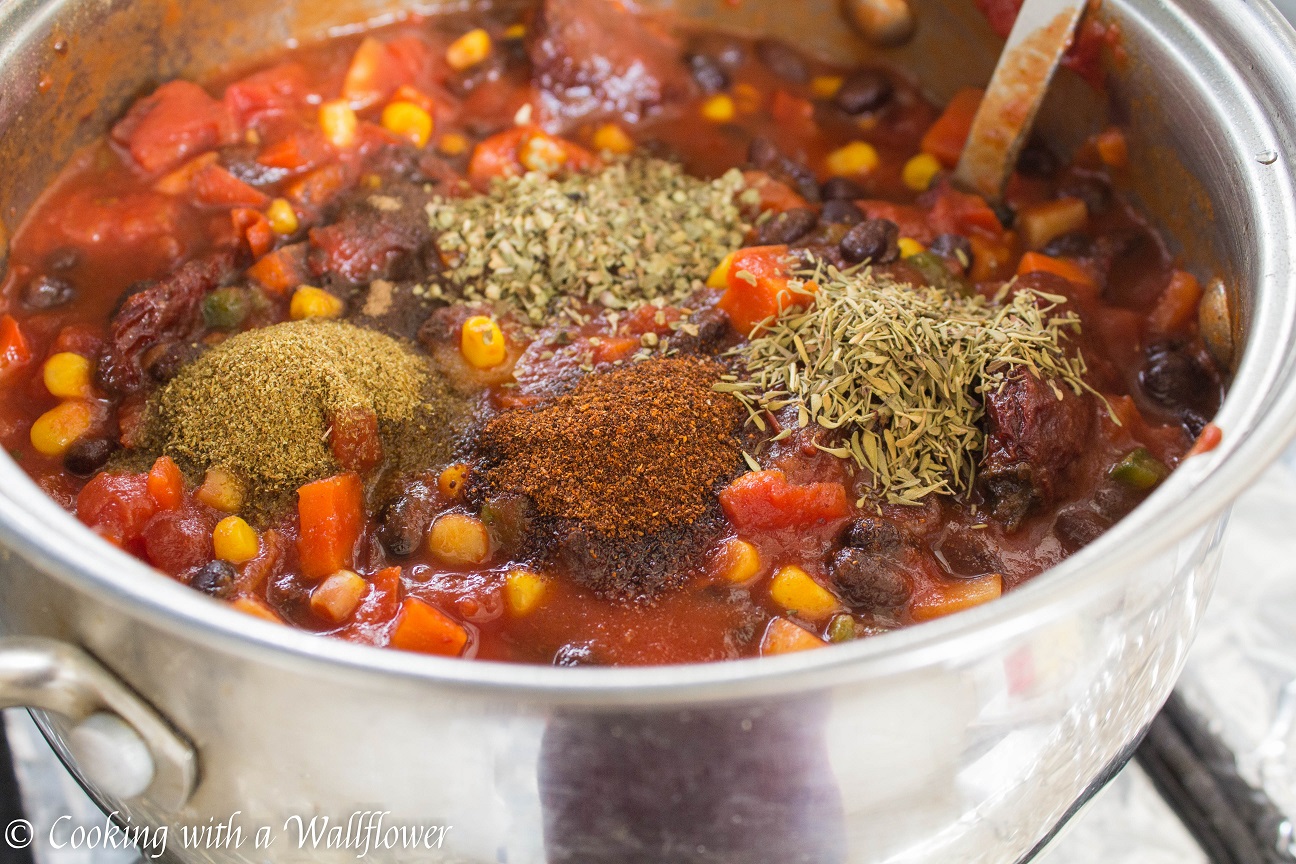 Spicy Root Vegetable Chili with Buttered Toast