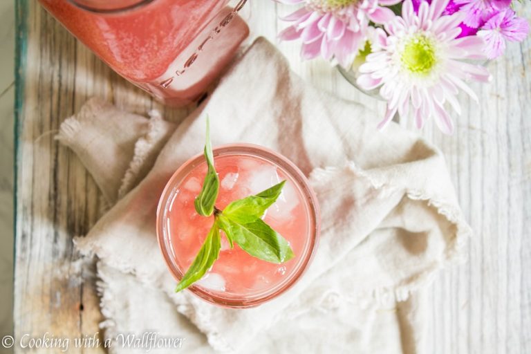 Watermelon Hibiscus Sparkling Soda - Cooking with a Wallflower