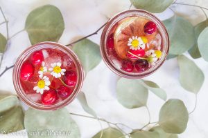 Cranberry Hibiscus Iced Tea - Cooking with a Wallflower
