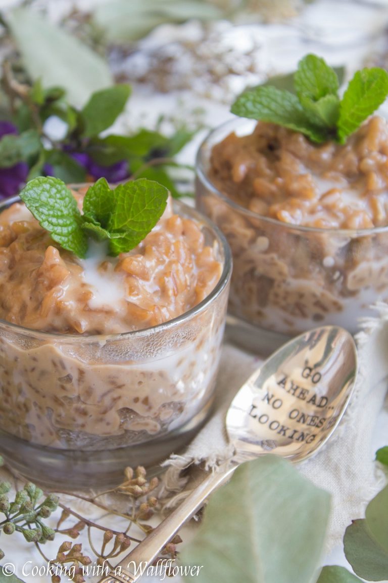 Earl Grey Rice Pudding - Cooking with a Wallflower