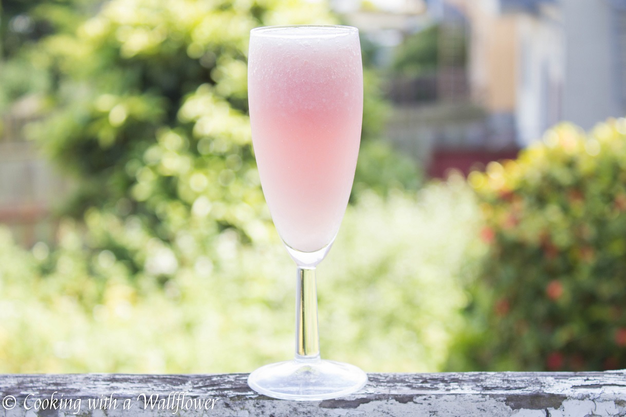 Lychee Rosé Wine Slushie - Cooking with a Wallflower