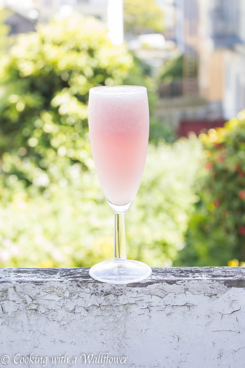 Lychee Rosé Wine Slushie - Cooking with a Wallflower