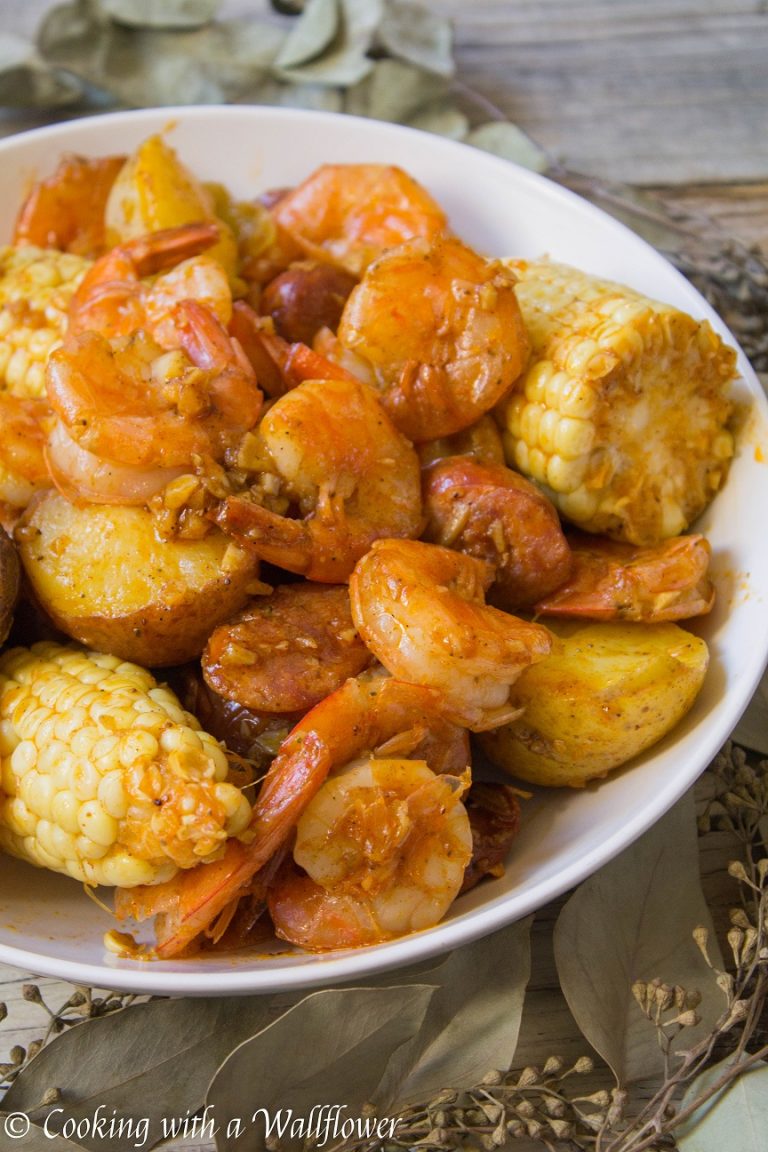 Small Batch Shrimp Boil - Cooking with a Wallflower