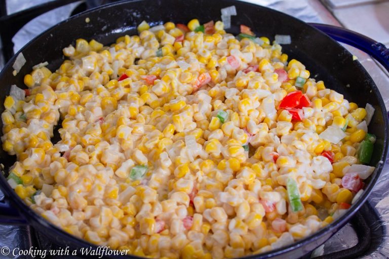 Korean Style Corn Cheese - Cooking with a Wallflower