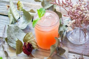 Sparkling Guava Lemonade - Cooking with a Wallflower