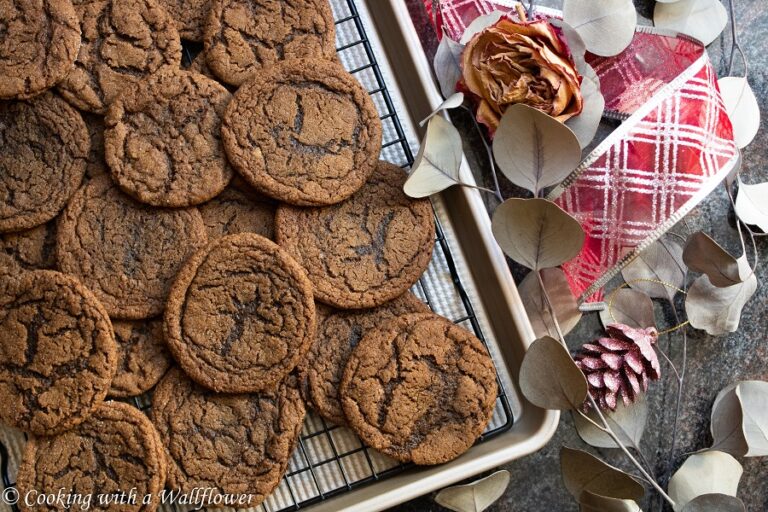 Gingerbread Latte Cookies - Cooking with a Wallflower